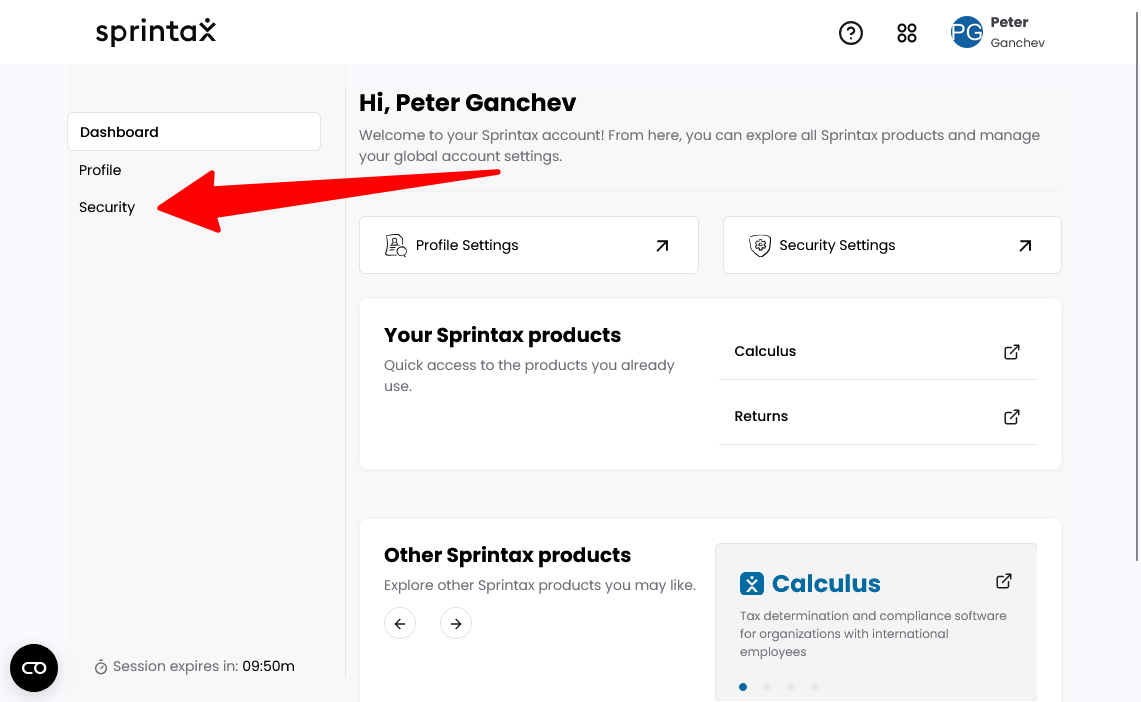 MFA Guide - Sprintax Calculus